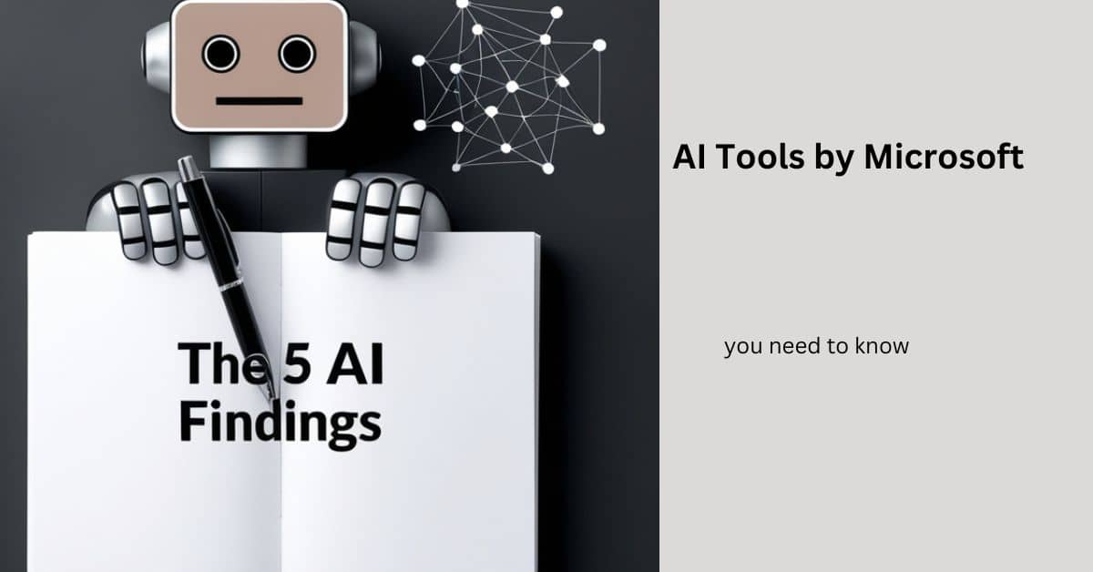 5 AI Tools by Microsoft You Should Know: Boosting Efficiency - The 5 AI ...
